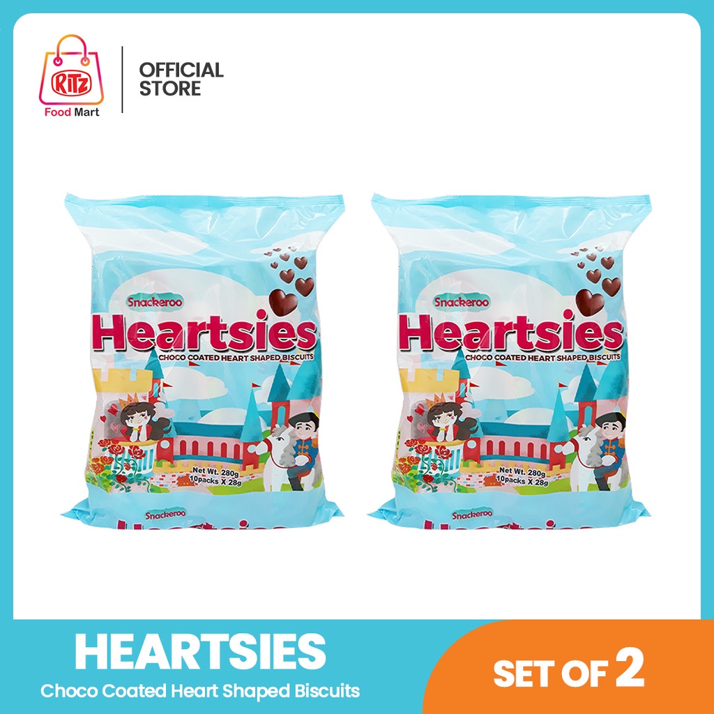 Snackeroo Heartsies - Set of 2 (20 packs) | Shopee Philippines