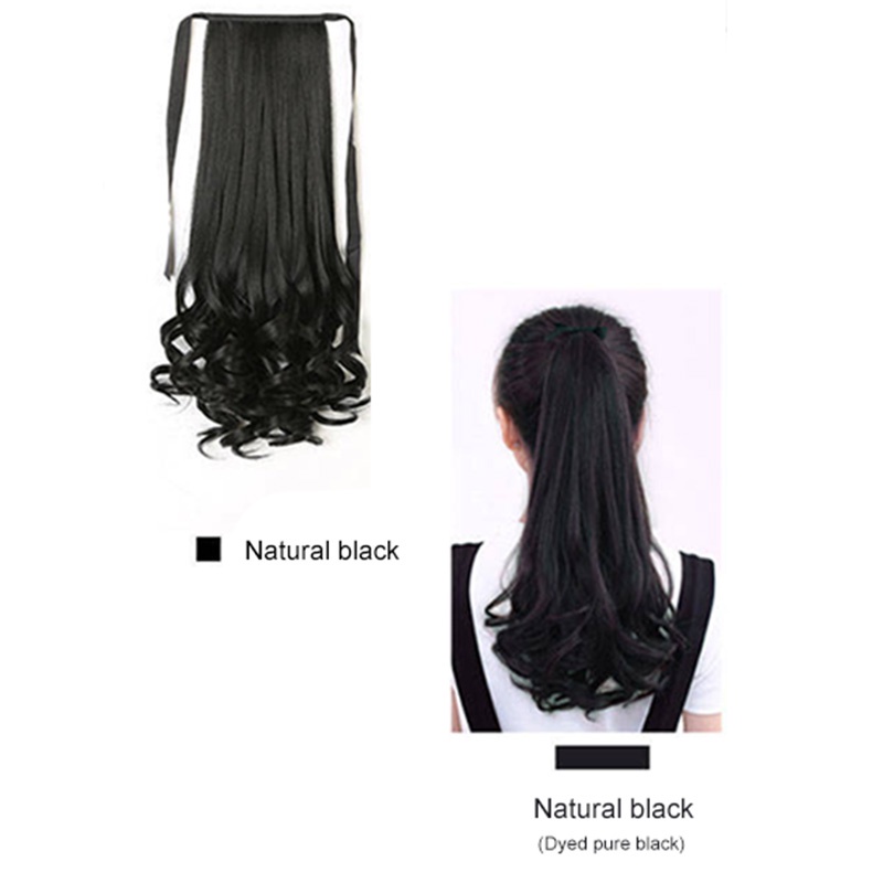 Ponytail Wigs Toupee Extensions Ponytail Short Curly Synthetic Material ...