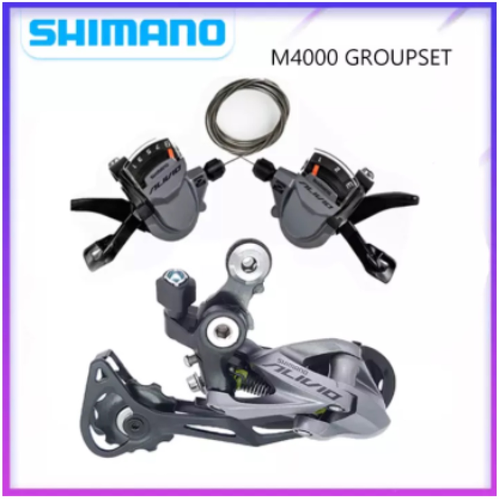 Shimano Alivio RD-M4000 9 Speed MTB Mountain Bike Shadow Rear Derailleur | Shopee Philippines