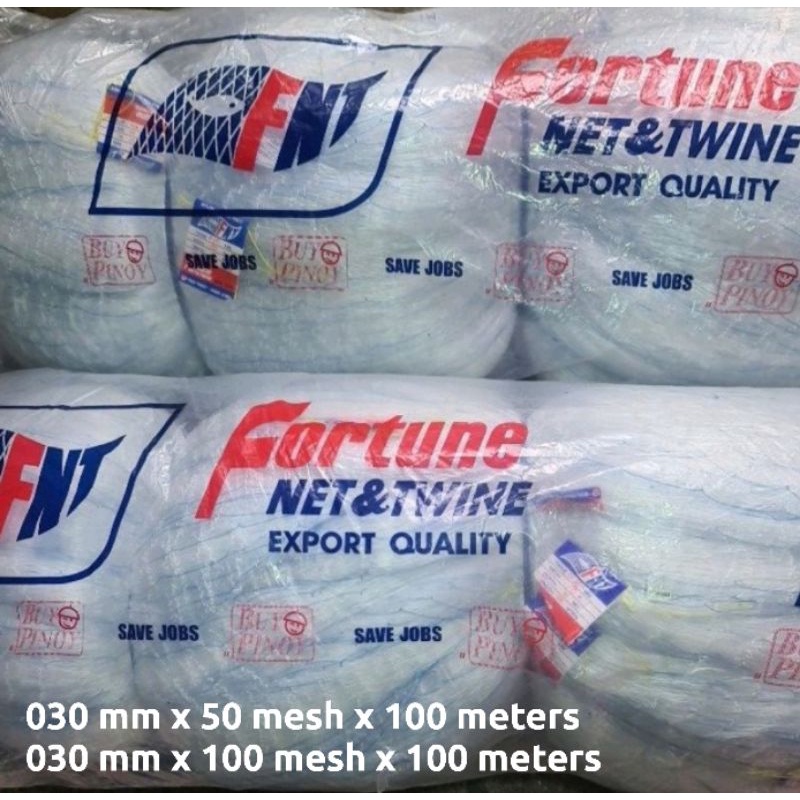 030mm x 50 & 100 mesh | Fortune Net | Fish/ Fishing net | Sigay ...