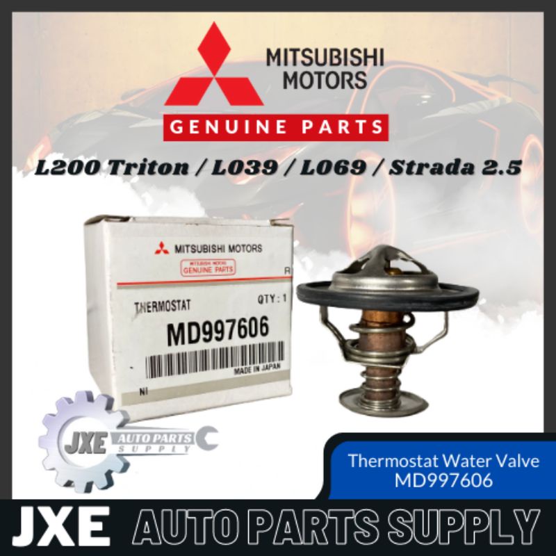 MITSUBISHI Thermostat Engine Coolant 77°C (MD997606) for L200 Triton ...