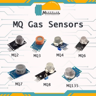 MQ2 MQ3 MQ4 MQ5 MQ6 MQ7 MQ8 MQ9 MQ135 Smoke Alcohol Methane LPG Carbon ...