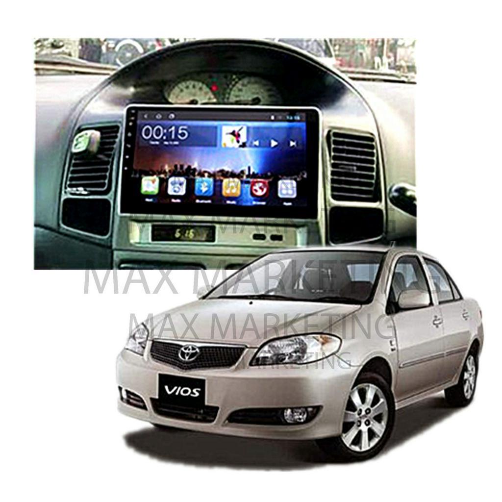 TOYOTA VIOS ANDROID CAR PLAYER CASING FOR 2003-2006 (SILVER) | Shopee ...