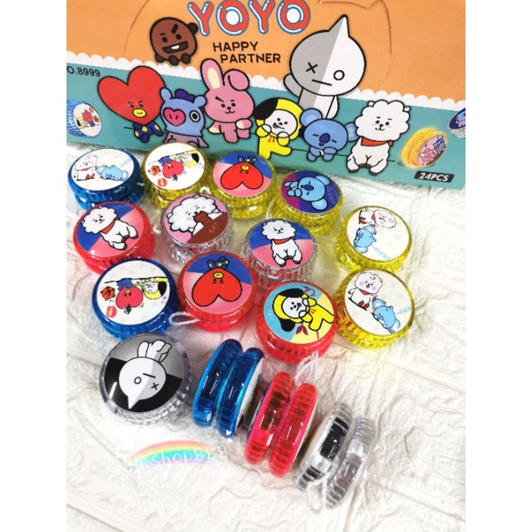BT21 BTS yoyo with light random colors | Shopee Philippines