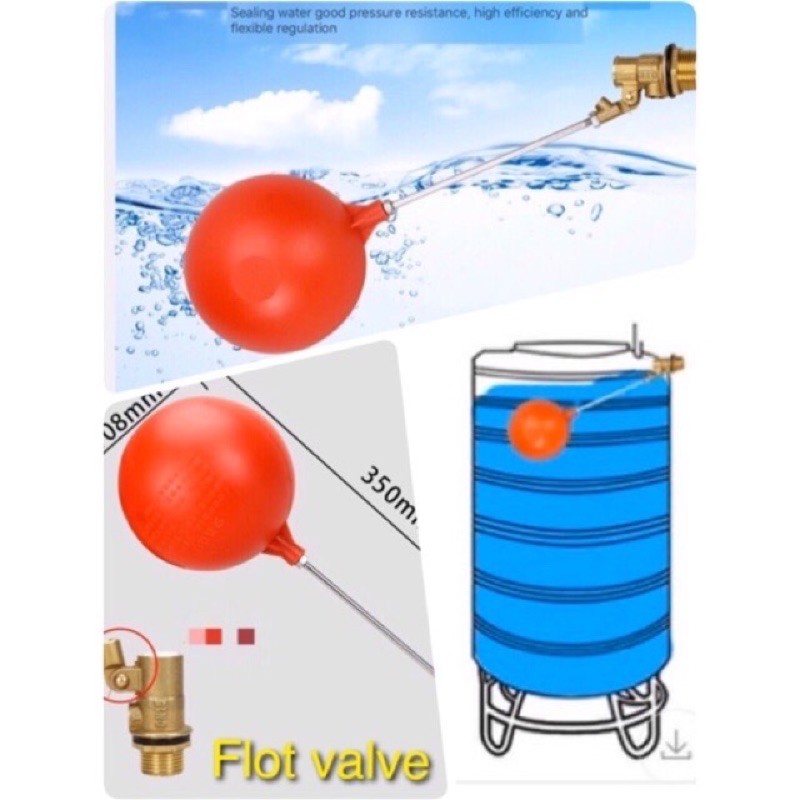 PVC Float Valve Ball Type Brass Fittings | Shopee Philippines
