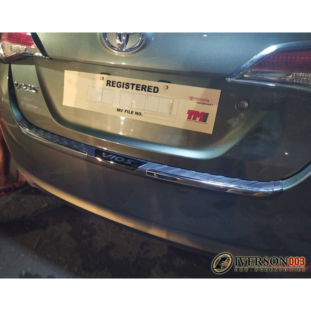Rear Bumper Guard Cover for Toyota Vios 2019 to 2020 | Shopee Philippines
