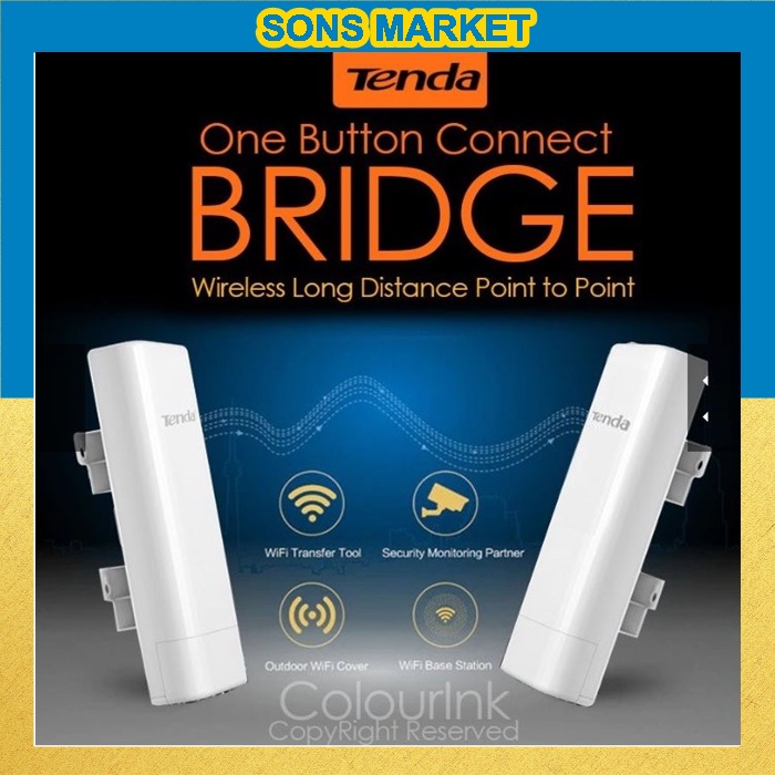 TENDA Outdoor TENT Cpe 03 5KM Outdoor Point To Point | Shopee Philippines