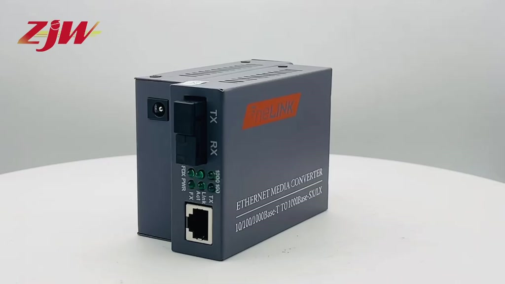 HTB-GS-03 A/B 1000Mbps Gigabit Fiber Optical Media Converter Single ...