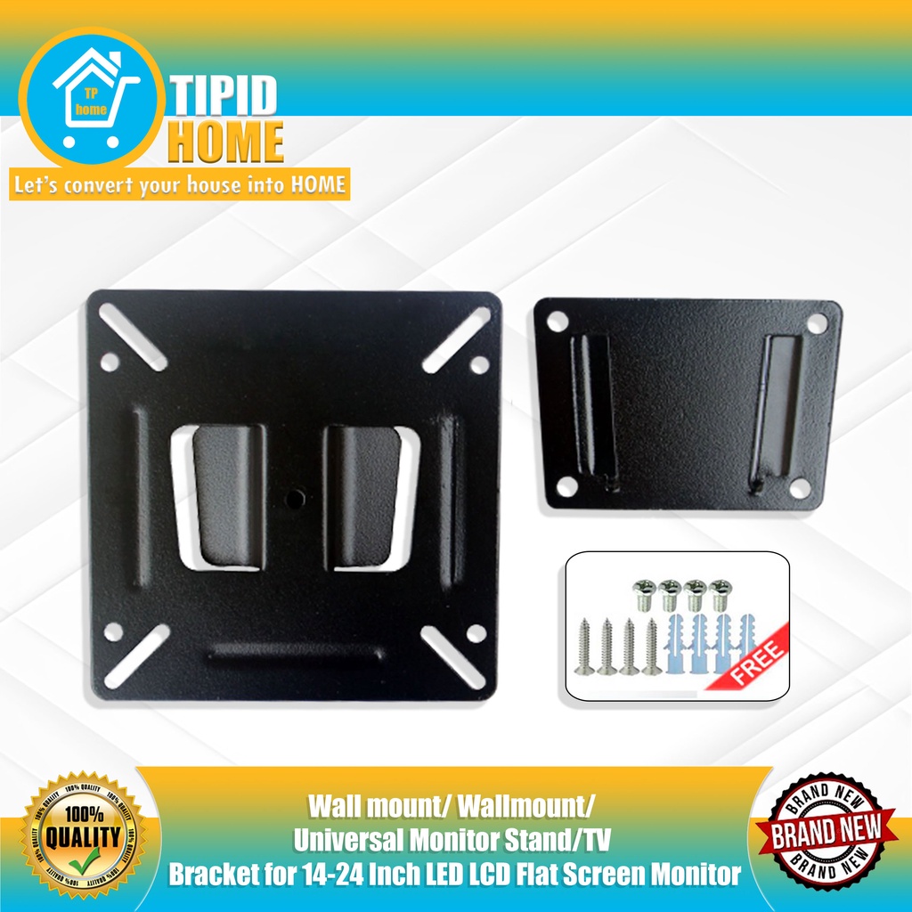 Wall mount/ Wallmount/ Universal Monitor Stand/TV Bracket for 14-24 ...