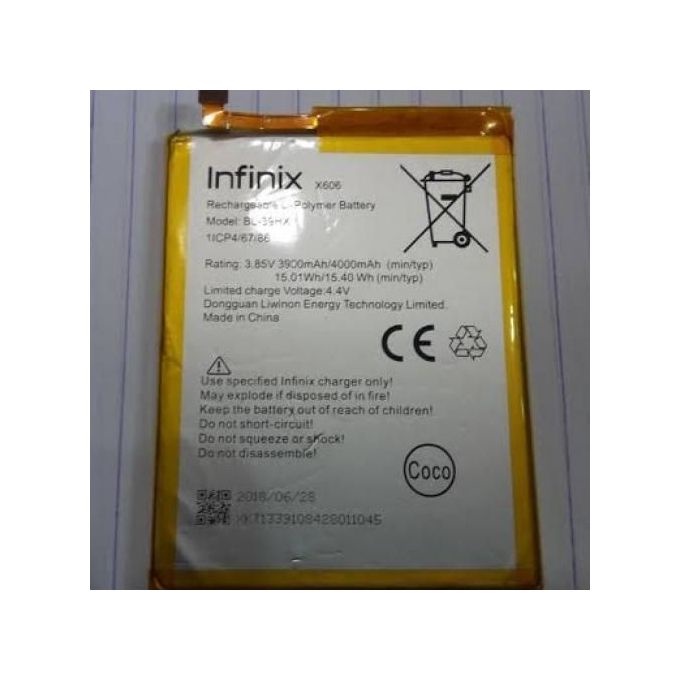 infinix battery x606/hot6/bl-39Hx | Shopee Philippines