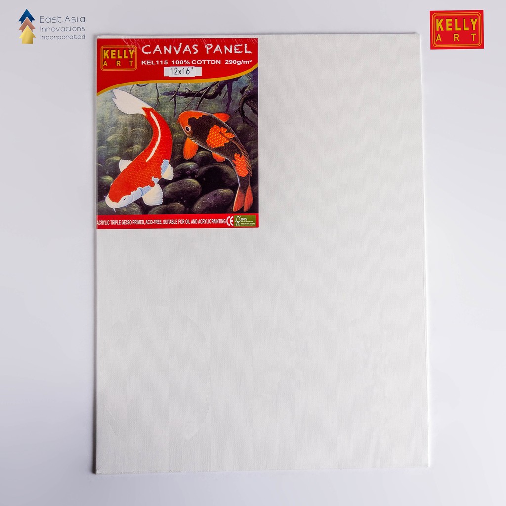 Kelly Art Canvas Panel 8x10, 9x12, 10x14, 12x16 inches (100% Cotton ...