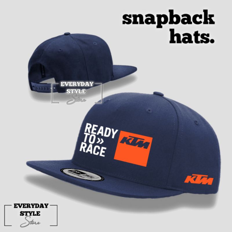Ktm READY TO RACE Snapback Hat / Men's Hiphop RACING Hat Best Quality ...