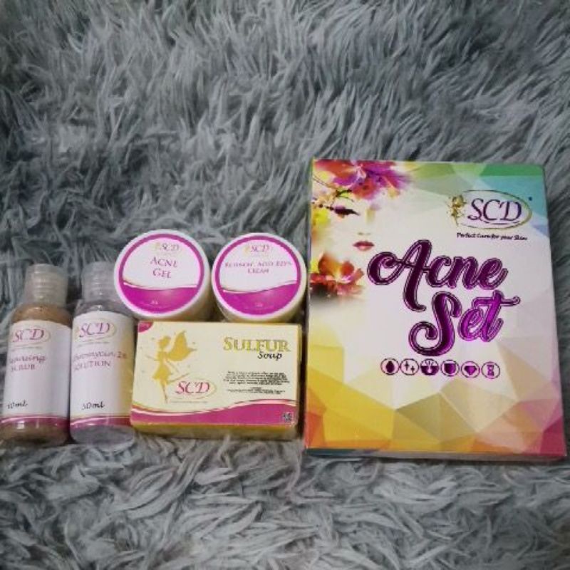 SCD ACNE SET 5 IN 1. | Shopee Philippines