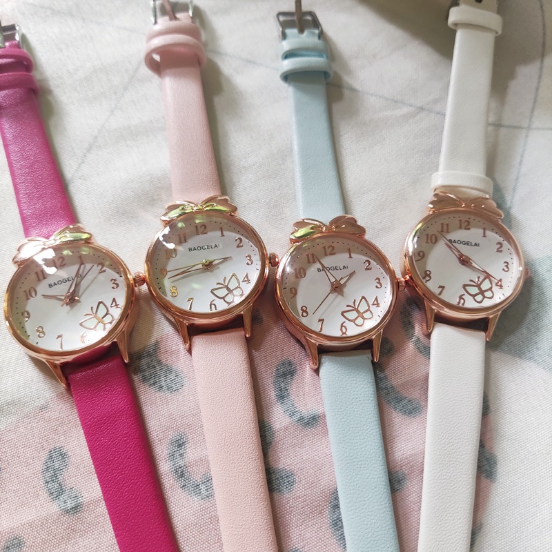 Ulzzang Original Watch for Women Girls Cat Butterfly Bear Pattern ...