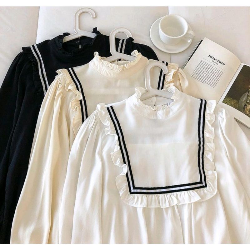 Boni TOP / Women's BLOUSE / KOREAN STYLE Tops | Shopee Philippines