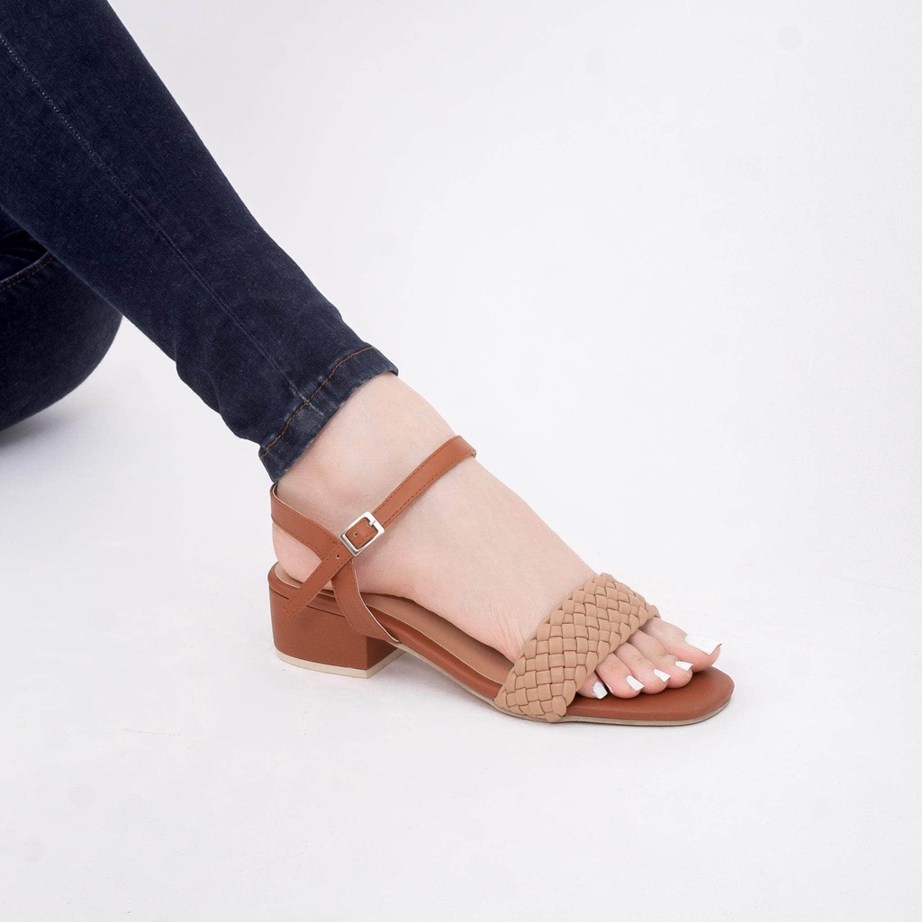 Aztrid Kori Women Braided Heeled Sandals | Shopee Philippines