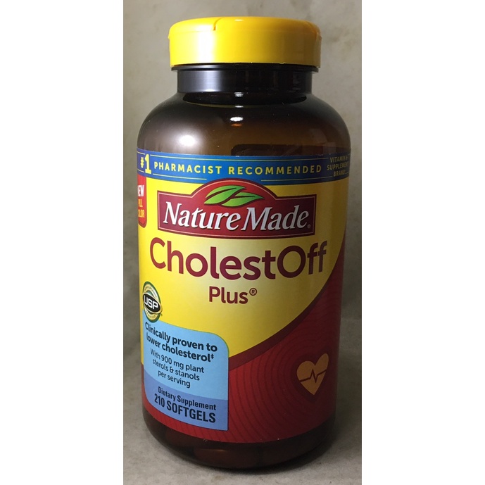 Nature Made CholestOff Plus 450mg, 210 softgels 10/2024 | Shopee ...