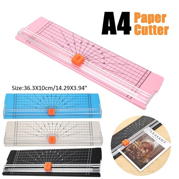 A4 Paper Trimmer Portable Paper Cutter - Officom with FREE 5 EXTRA ...