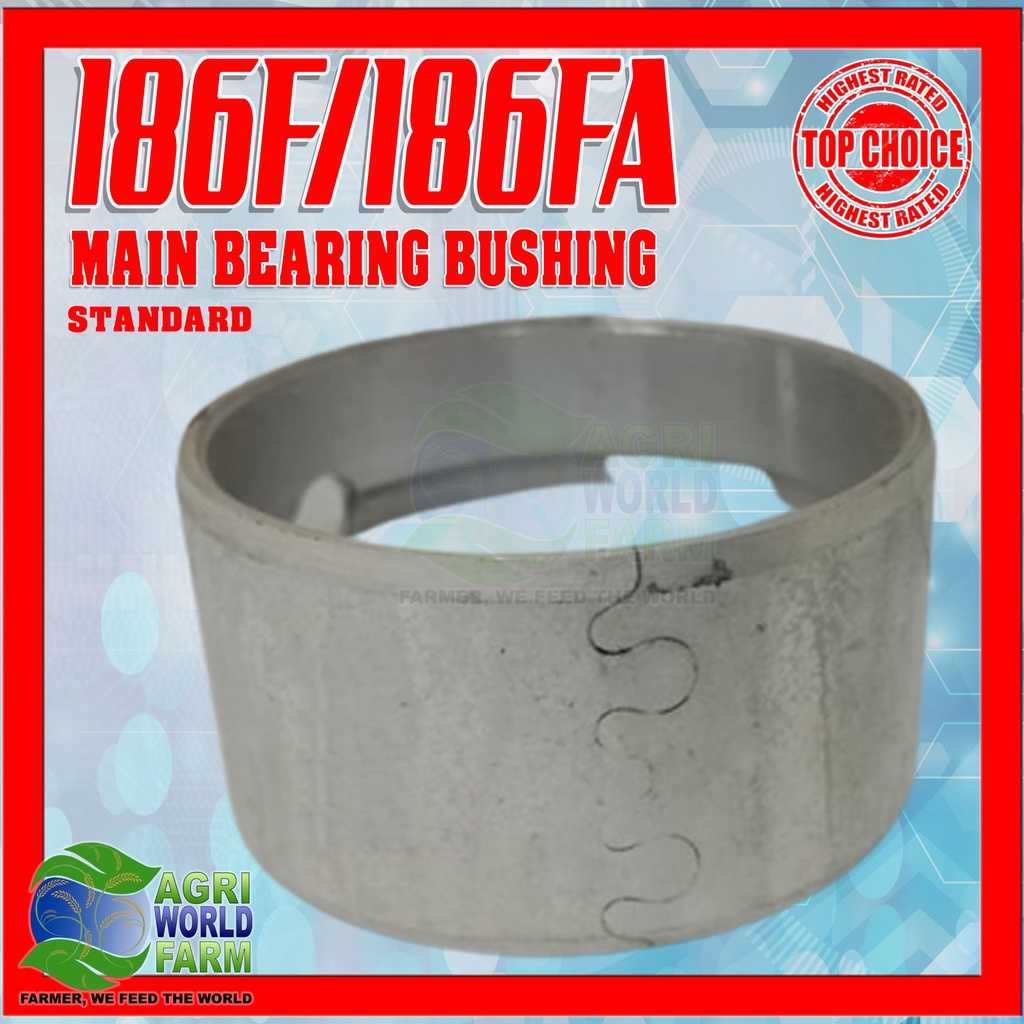 Main Bearing Bushing Standard For 186F 186FA Air-Cooled Diesel Engine ...