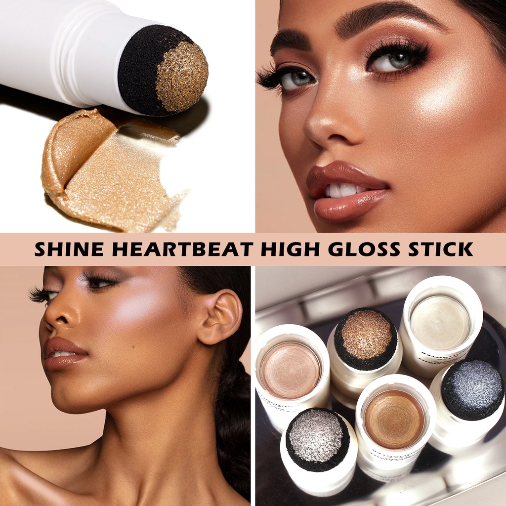 Shine High Gloss Stick 3D Highlighters Contouring Makeup Waterproof ...