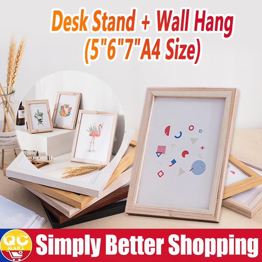 Wooden Photo Frame Home Modern Photo Display Wall Hangings Simple ...