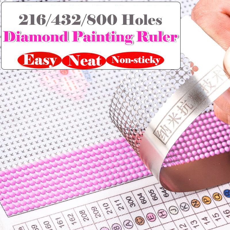 Diamond Painting Tools Mesh Ruler Dot Drill Drawing Ruler Diamond ...