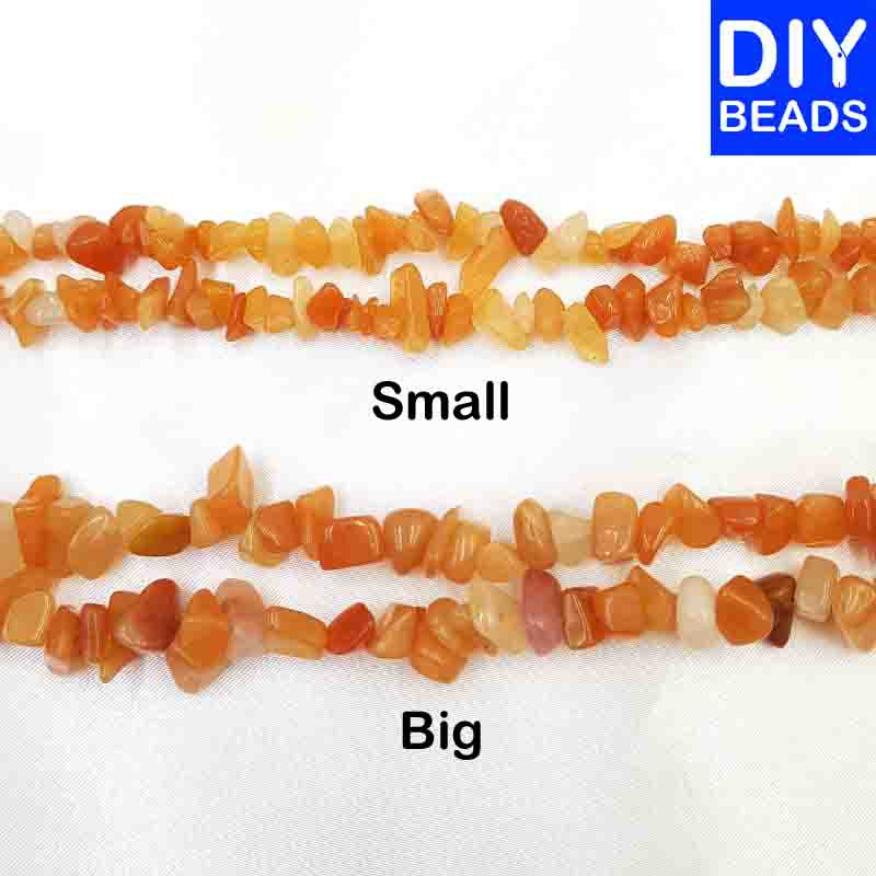 Diy Beads Chipstone Carnelian (34'cm long) | Shopee Philippines