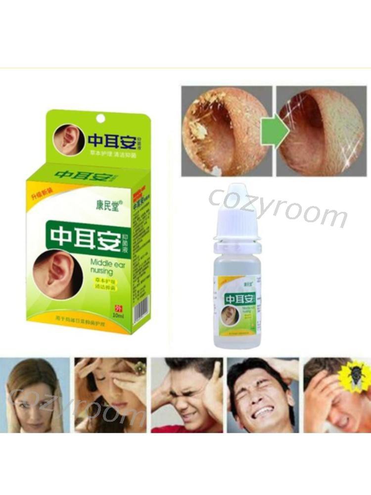 10ml Herbal Ear Nourishing Drops Acute Otitis Media Tinnitus Cleaning ...