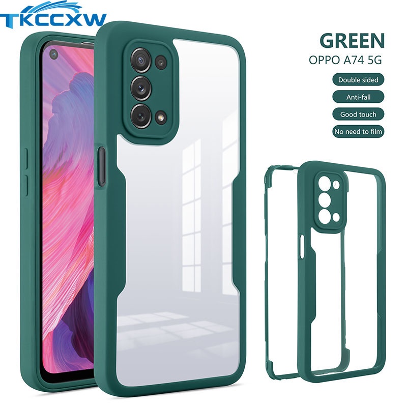 OPPO A54 A74 A94 A16 A16S A15 A15S A35 A55 A92S Cover 360 Degrees ...