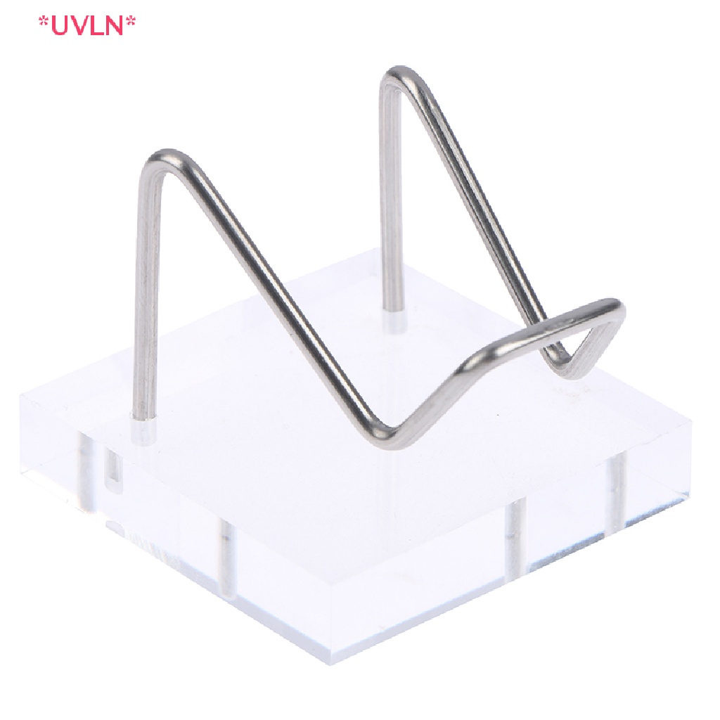 UVLN> Acrylic Display Stand Geode Fossils Minerals Relics Rocks Holder ...