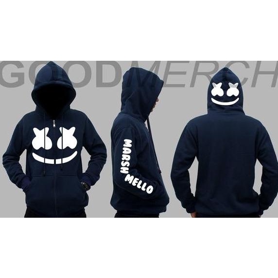 Marshmello Sweatshirt Zipper Hoodie Sweater Jacket | Shopee Philippines