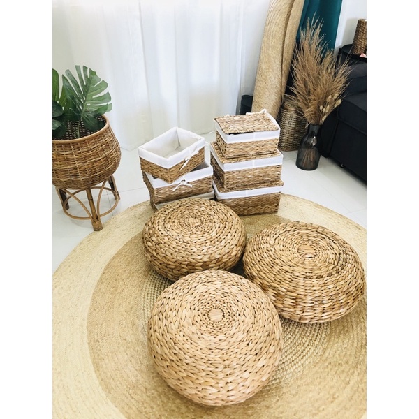 Native Ottoman chair boho style | Shopee Philippines