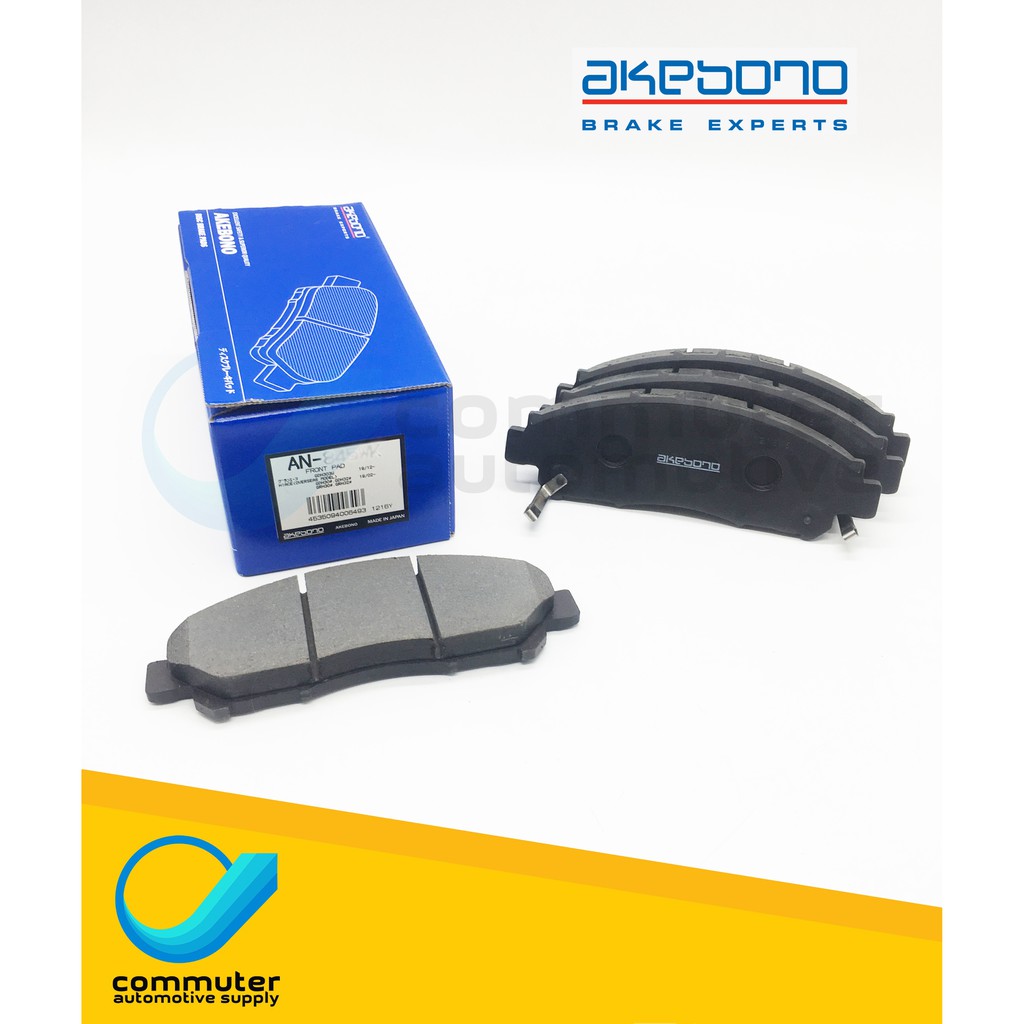 [2019-2021 Toyota Hiace Deluxe] Front Brake Pads - Akebono Japan | Shopee Philippines