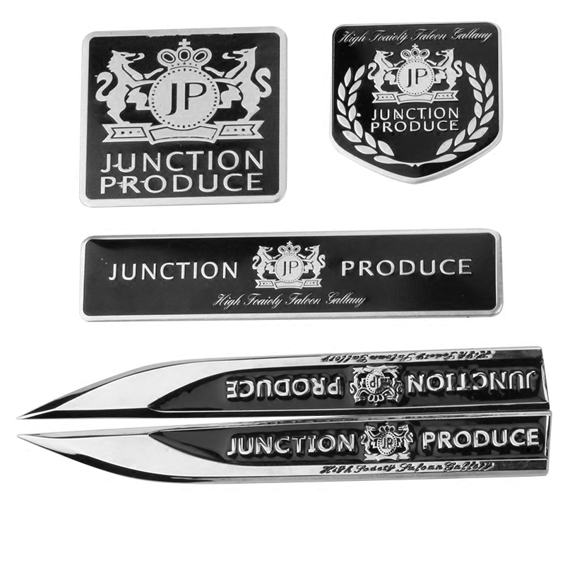 3d Three-Dimensional Metal JP Car Sticker Car Side Label Fender Metal ...