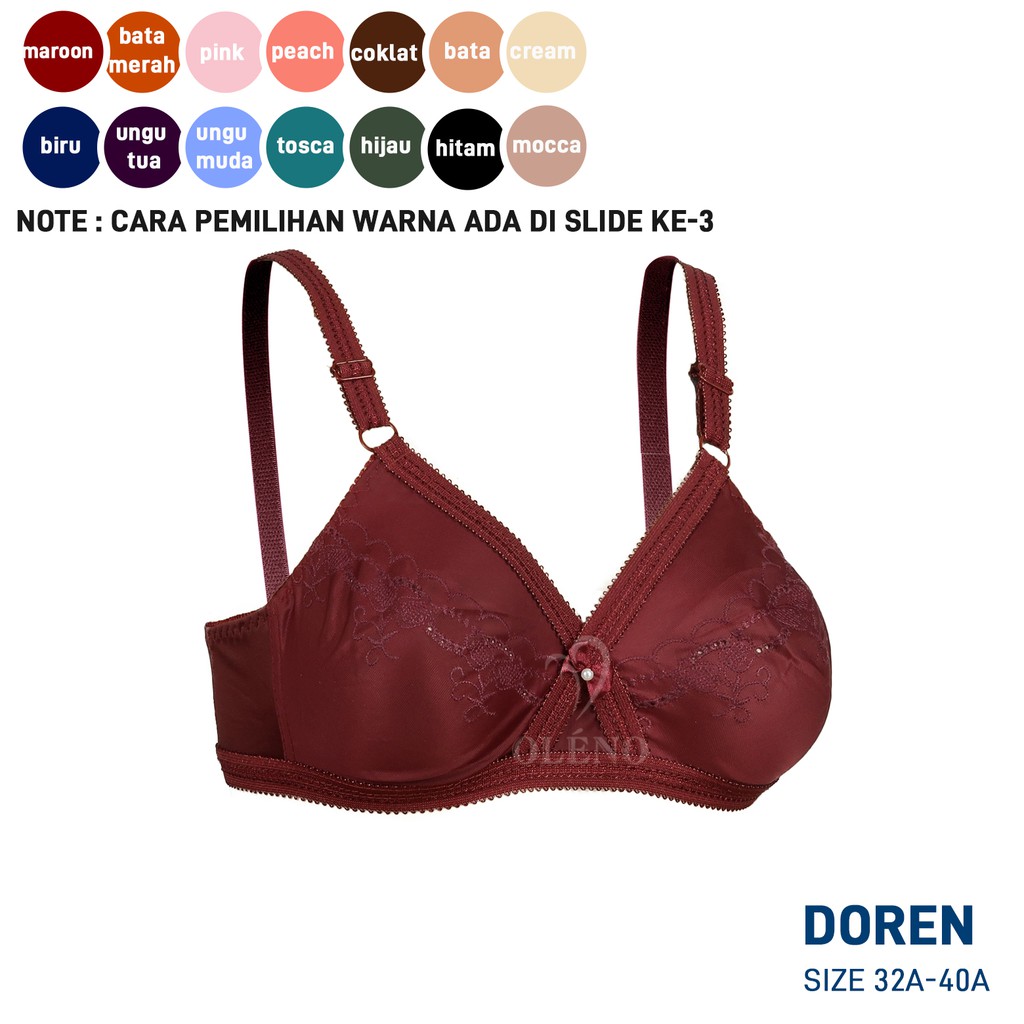 Sapphire Sister Doren Bra Without Wire Without Foam - Size (32A-40A ...