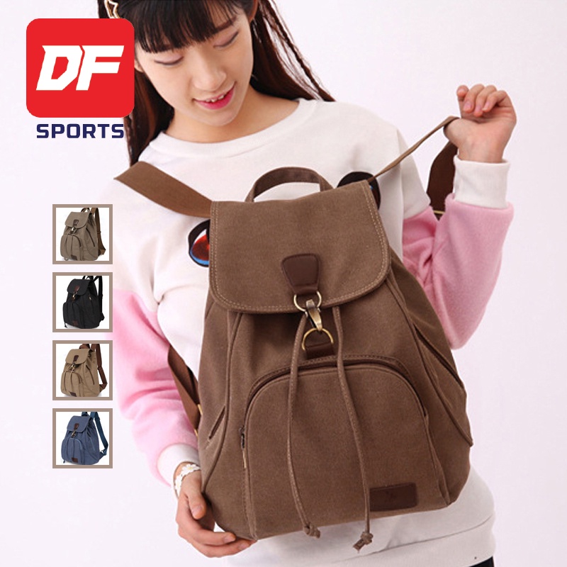 DF.os Retro Style Trendy Girls Outdoor Rucksack Schoolbag Fashion ...