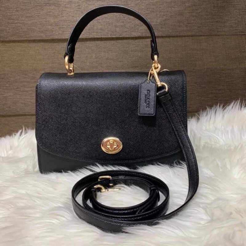 Coach Tilly Top Handle Satchel Black ORIGINAL | Shopee Philippines