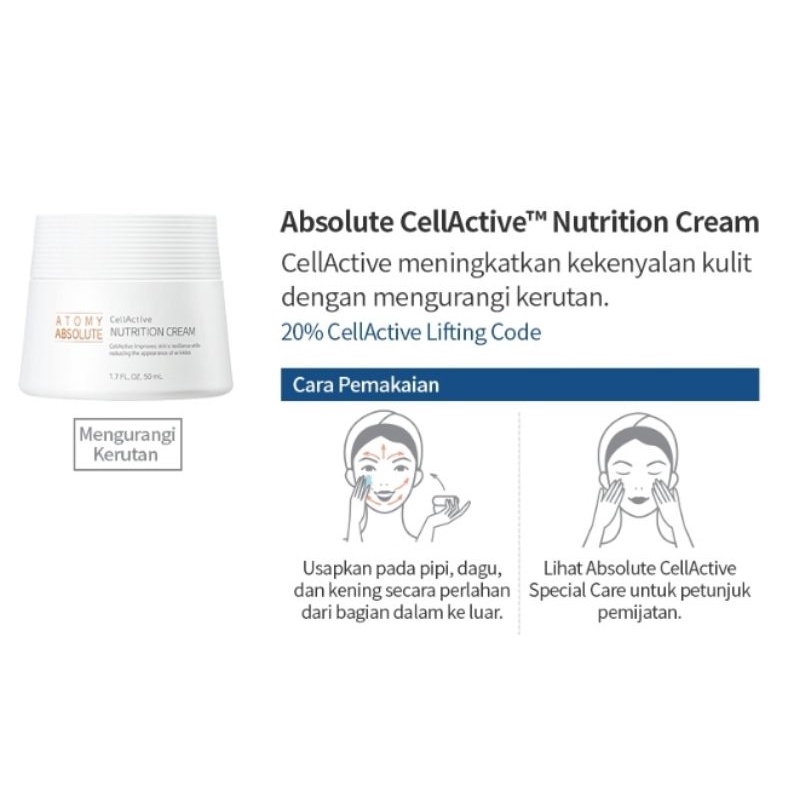 Atomy Absolute Nutrition Cream | Shopee Philippines