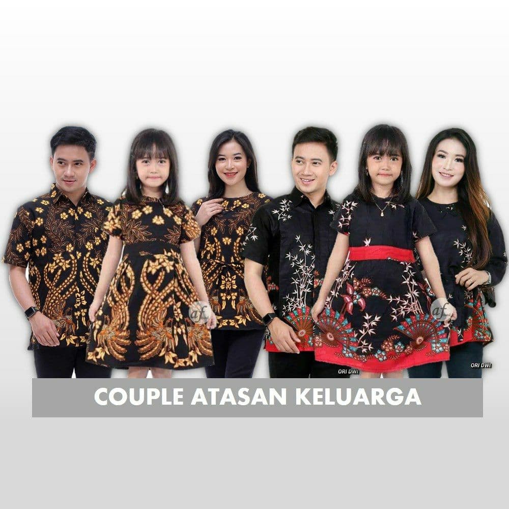 Batik Couple Dress Batik Kids Batik | Shopee Philippines