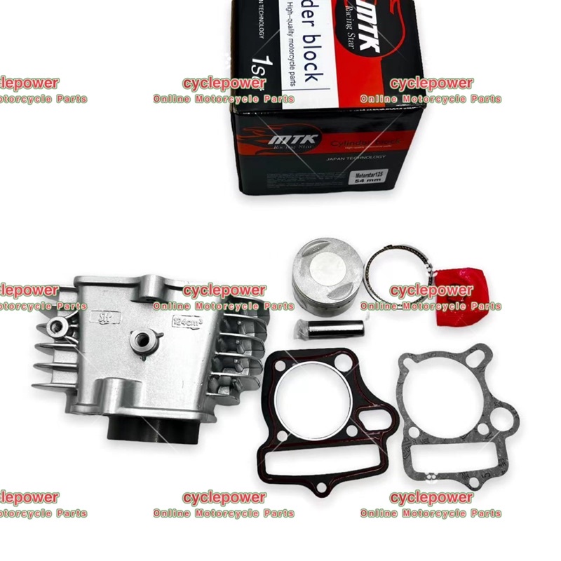 Motorstar 125 cylinder block standard size 54mm 124cm | Shopee Philippines