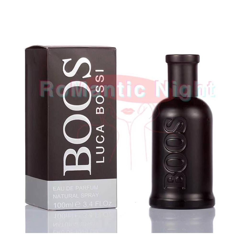 100ml BOOS LUCA FOR MEN PERFUME Permanent fragrance(black box) | Shopee ...