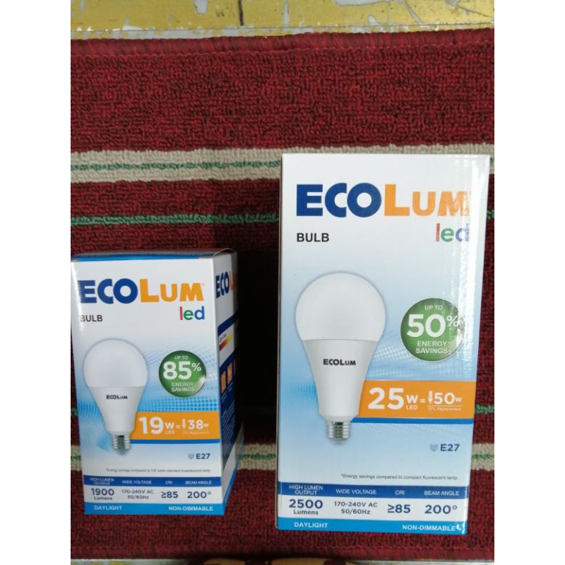 Ecolum LED Daylight (19 or 25 watts) | Shopee Philippines