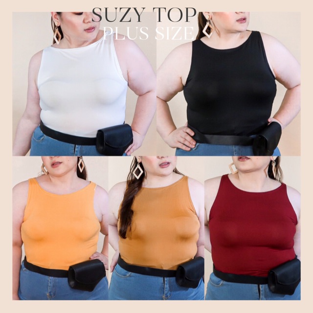 SUZY TOP (PLUS SIZE) Tank Top | Shopee Philippines