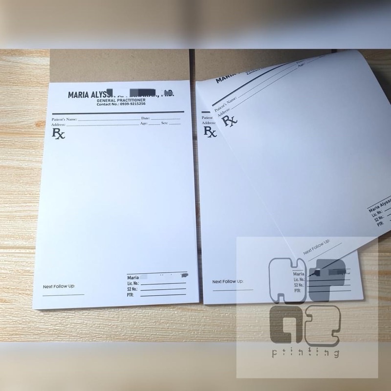 PRESCRIPTION PAD / RX PAD / MEDICAL FORMS AND MEDICAL CERTIFICATE ...