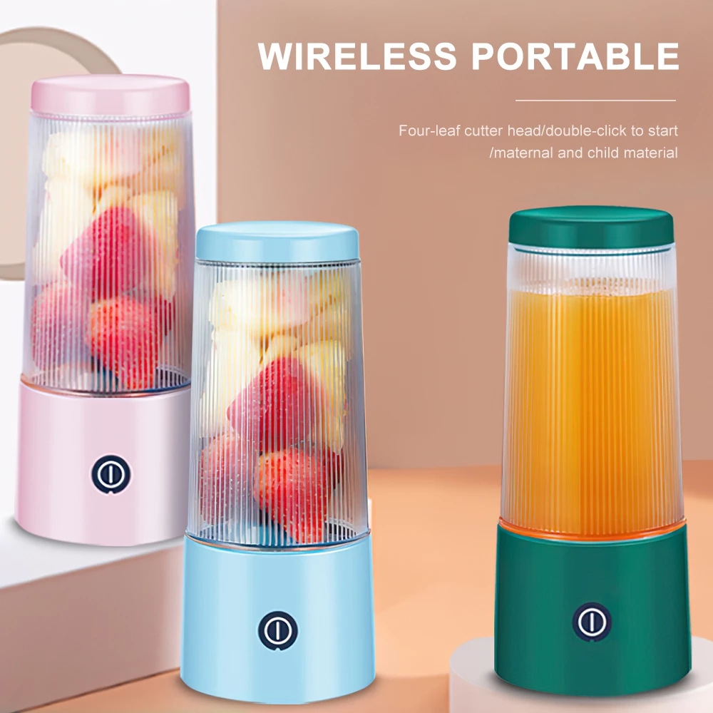 Mini Portable Blender Tumbler Shaker Ice Crusher Juicer for Vegetables ...