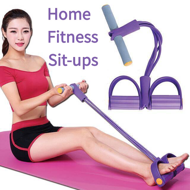 Home Fitness Sit Up Pull Rope Exercise Sport Weight Loss Workout Equipment Multi Function ...