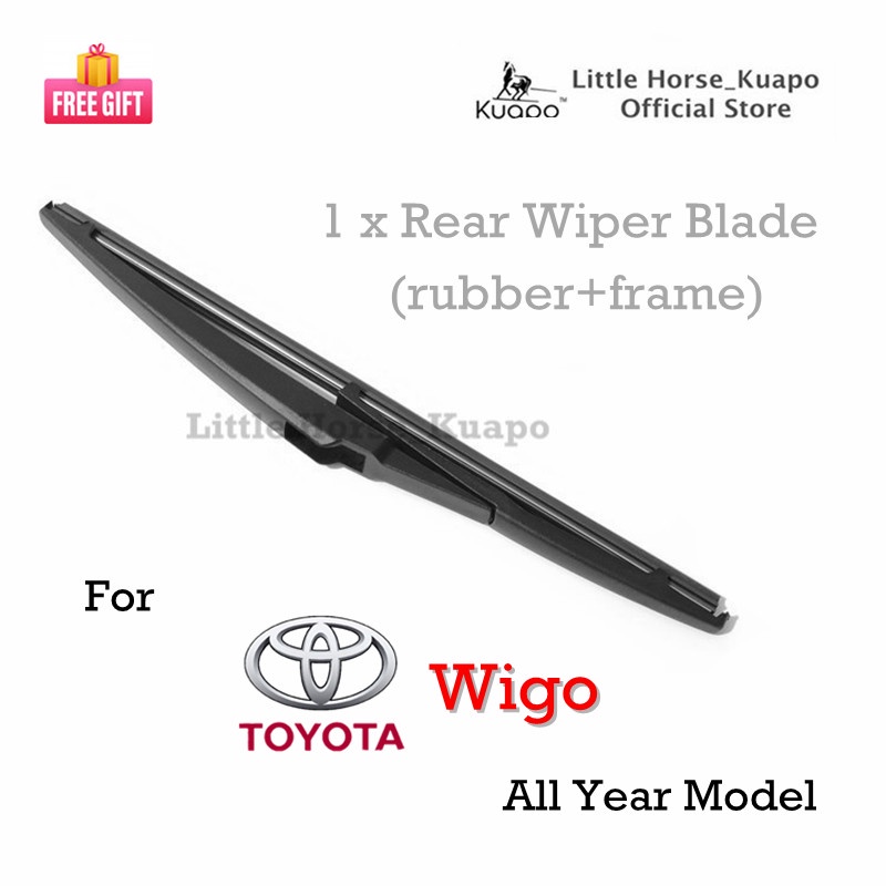 (Quality) Toyota Wigo Rear Wiper Blade for 2013 to 2022 Vigo Car Back ...
