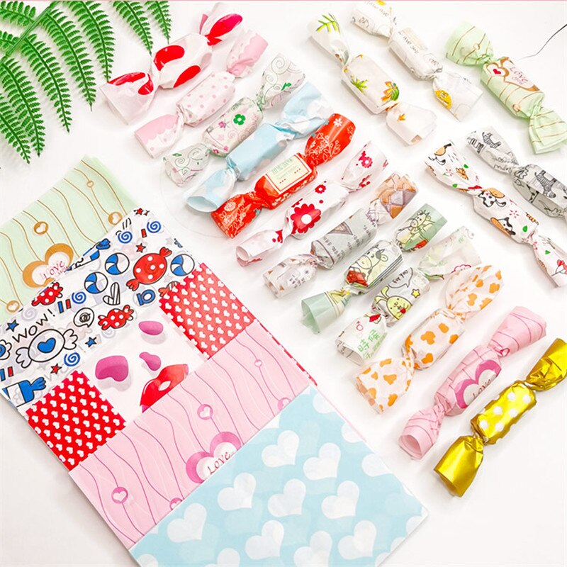 100 Pcs/Lot DIY Handmade Thick Xmas Party Gift Nougat Candy Packaging ...