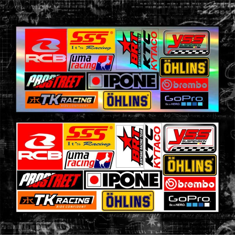 Sticker RACING VINYL Motorcycle STICKER | Shopee Philippines