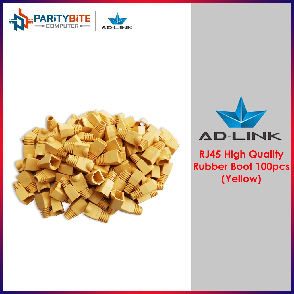 RJ45 Rubber Boot 100pcs (YELLOW) | Shopee Philippines